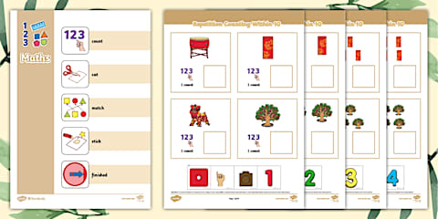 SEND Structured Steps The Three Little Pigs Count and Match Within 10