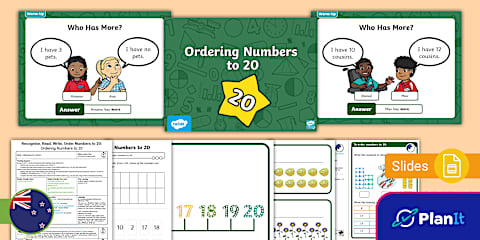 Phase 1 Number Structure: Recognise, Read, Write, Order Numbers to 20 ...