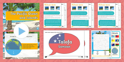 Pacific Islands Flags Display Bunting