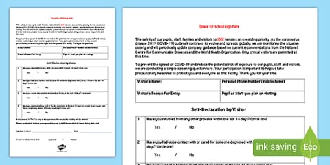 School Activity Consent, Indemnity & Media Release Form - Editable Template