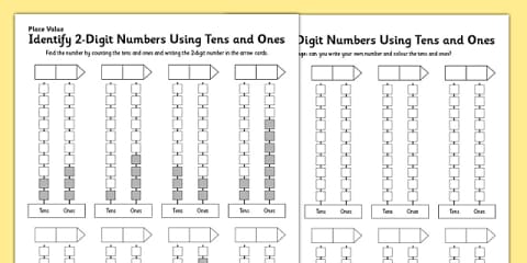 Place Value 2-Digit Numbers Bingo
