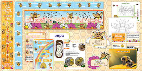 Busy Bee Editable Labels