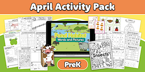 Prekindergarten August Activity Pack