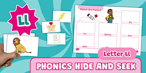 Phonics Hide and Seek - Letter Dd