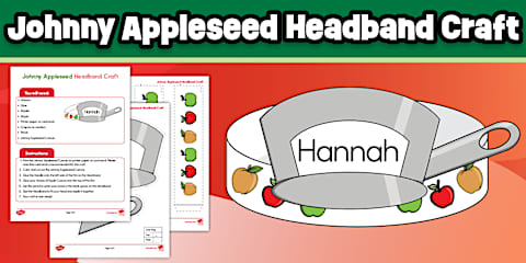 Johnny Appleseed Activity Pack for K-2nd Grade