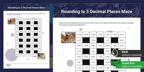 Rounding Decimal Fractions Exit Tickets