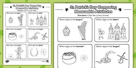 St. Patrick's Day Reveal the Riddle Comparing Numbers Math Game ...