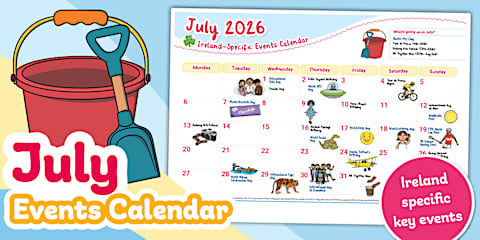 Orange Themed Display Calendar