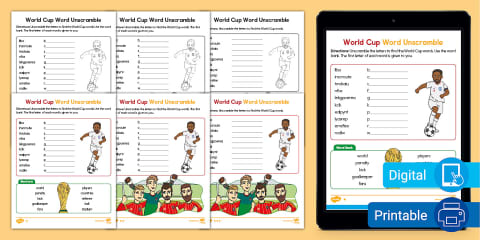 Fifth Grade World Cup Reading Passage Comprehension Worksheet