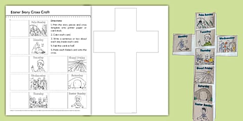 Stations of the Cross Read and Draw Worksheet