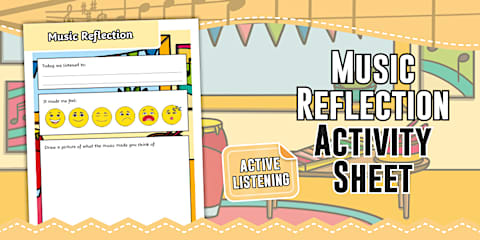 I Spy and Count Musical Instruments Activity Sheet