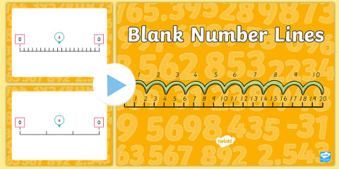 0-20 Number Line PowerPoint