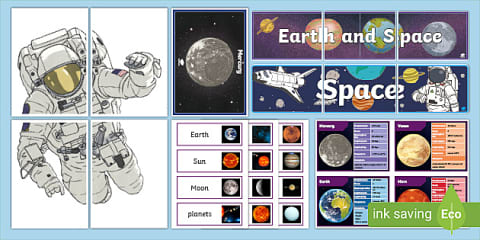 The Solar System Display Poster