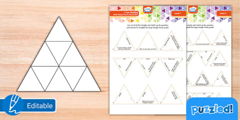 Blank Tarsia Puzzle Templates