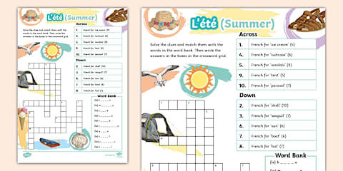 ปริศนาอักษรไขว้ วันไหว้ครู (ภาษาไทย) - Teacher Respect Day Crossword