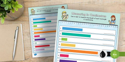 Reading a Measuring Tape Differentiated Activity Sheets