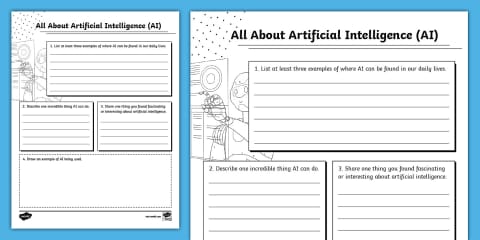 All About Artificial Intelligence (AI) Lesson Pack for 3rd-5th Grade