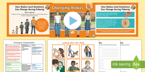 Puberty Homework Worksheet