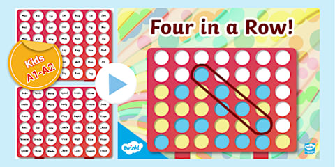 Connect Four in a Row Editable PowerPoint Game for Classroom Activities