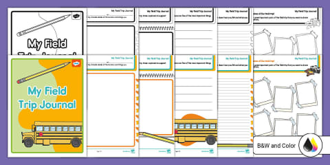 Field Trip Review and Reflection Worksheet for 6th-8th Grade