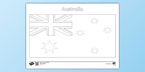 Aboriginal Flag Printable Activity Sheet - Australia