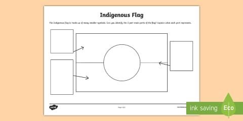 Aboriginal Flag Printable Activity Sheet - Australia