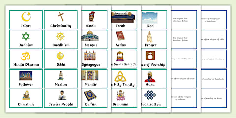 World Religion Day Coloring Sheets