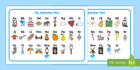 Large Alphabet Display Posters
