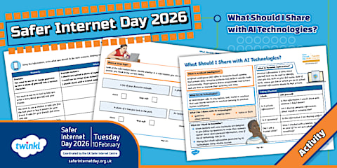 KS1 Free Resources to Celebrate Safer Internet Day 2026