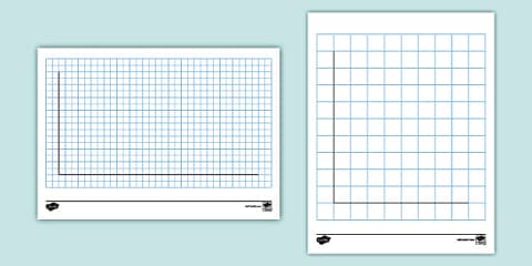 Labelled Axes Line Graph Template