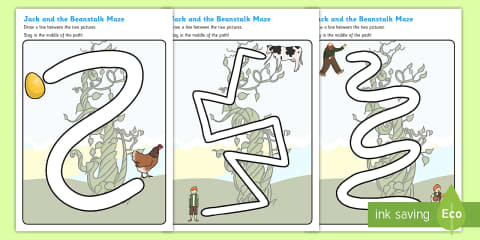 Jack and the Beanstalk I Spy and Count Activity to 10
