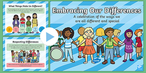 It's OK To Be Different! Autism Awareness PowerPoint & Google Slides
