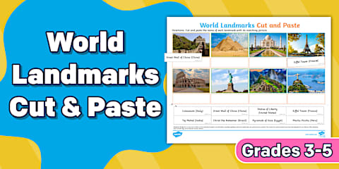 World Globe 3D Paper Model Craft