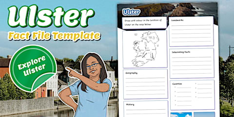 Ireland Poem Writing Template