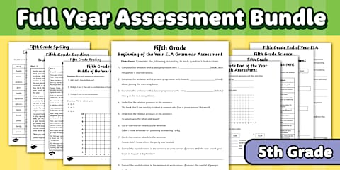 Fifth Grade Summer Math Activity Pack