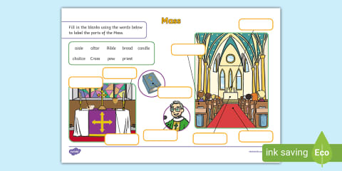 KS2 Symbols of Holy Communion Activity