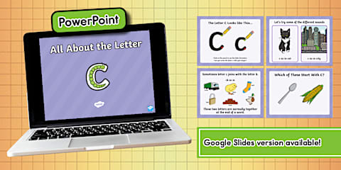Grade R Phonics: Interactive Go! Game Letter C