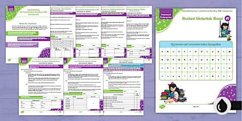 Foundational Reading Skills Assessment - Grade 2