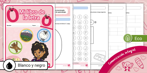 Cuadernillo: Mi libro de la letra e - Guía de trabajo