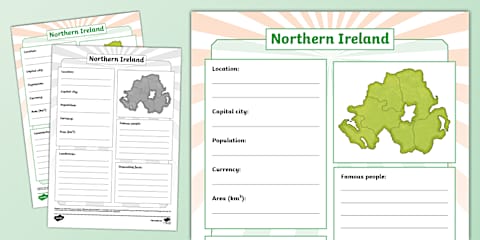 Northern Ireland Landmarks Word Search