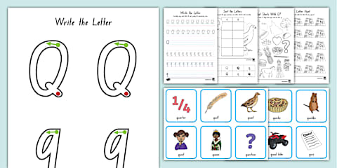 'QU' Words: Phoneme Spotter Story for Early Years Kids