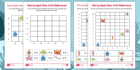 Position and Movement – Labelling Grids Activity Sheet