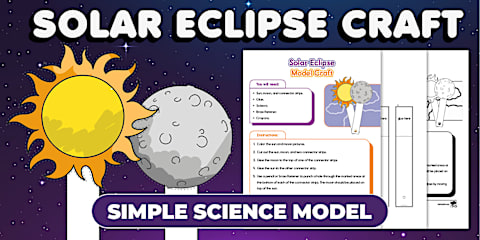 Solar Eclipses Activity Pack for K-2nd Grade
