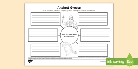 Ancient Greece Fact File Cards Template