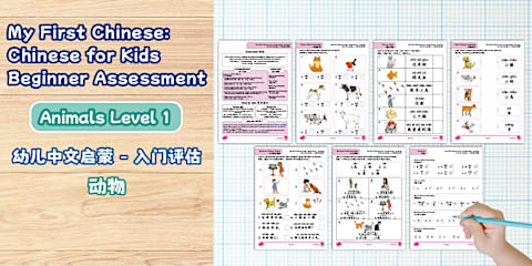 My First Chinese: Chinese for Kids - Level 1 Beginner Assessment Sheet ...