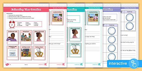 Short and Long Time Worksheet