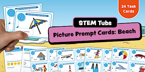 STEM Tubs Picture Prompt Cards: Transport