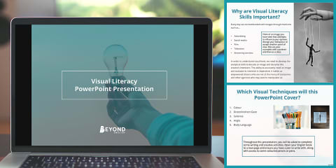Analysing Visual Techniques English PowerPoint - Literacy