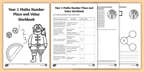 Maths Year 1 Worksheets Pack - Maths - Australia