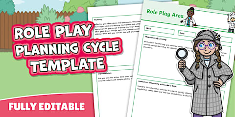 Sensory Play Planning Cycle Template